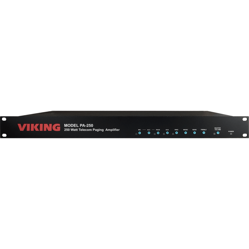 Viking PA-250 250 Watt Telecom Paging Amplifier – vikingtelecomsolutions